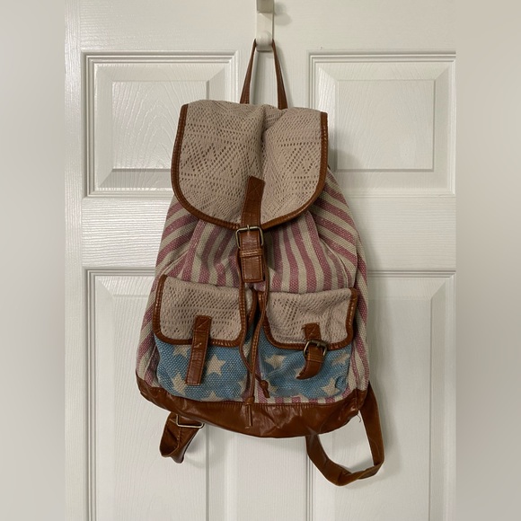 T-Shirt & Jeans | Bags | American Flag Shrug Backpack | Poshmark
